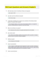 F80 Exam Questions And Answers Graded A